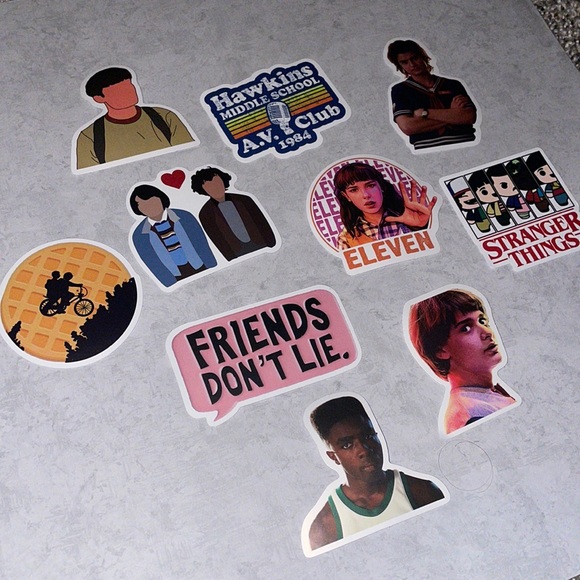 Stranger Things | Design | Pc Stranger Things Sticker Pack Stickers 80s ...